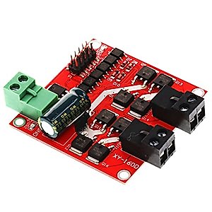 Davitu Motor Driver - XY-160D Dual Channel DC Motor Driver Module 160W 7A 12V 24V H-bridge L298 Logic Control Signal Optocoupler PWM Drive
