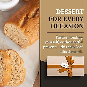 Great Spirits Baking Baileys Irish Cream Loaf Cake, 10 oz, Authentic Whiskey-Infused Dessert, Perfect for Whiskey Lovers, Ready-to-Serve, Certified Kosher Dairy