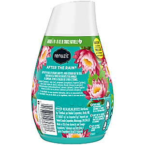 Renuzit Adjustable Gel Air Freshener Cone, After the Rain Scent, Nonstop Freshness, 7oz Cone, 12 Count