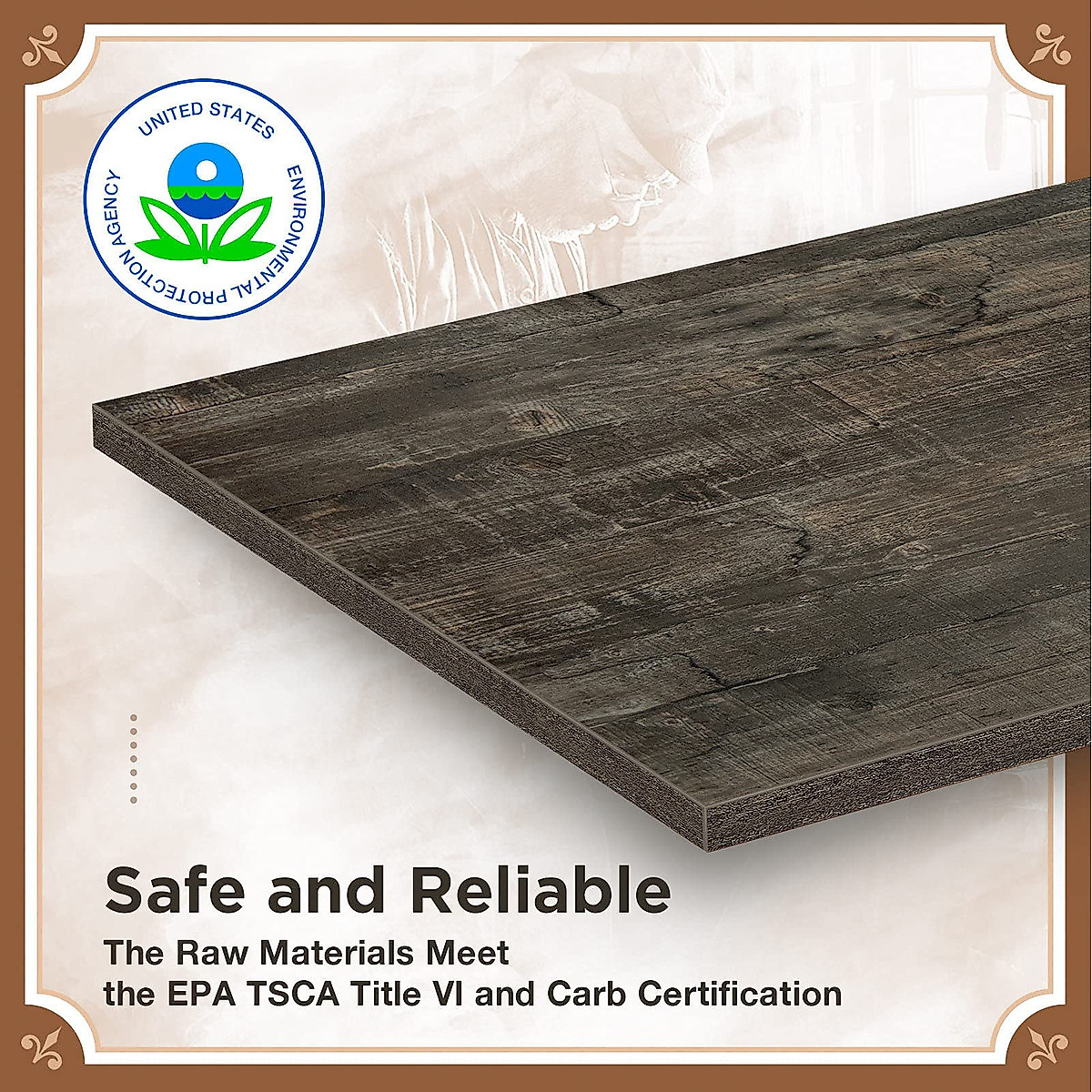 Rolanstar Wall Mounted Shelf with Hooks, Entryway Organizer Shelf with Storage Basket, Wall Mount Coat Rack with 6 Hooks, 24”Coffee Bar Hanging Shelf for Living Room,Bathroom,Kitchen,Grey