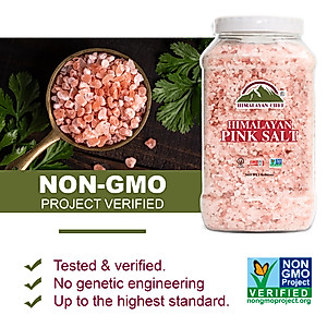 Himalayan Chef Himalayan Pink Salt 80 oz (2.26kg), Non-GMO, Kosher, Coarse Grain, Nutrient and Mineral Dense for Health, Gourmet Pure Crystal Pink Salt, Pink Salt for Grinder, Himalayan Salt, 5 Pound (Pack of 1)