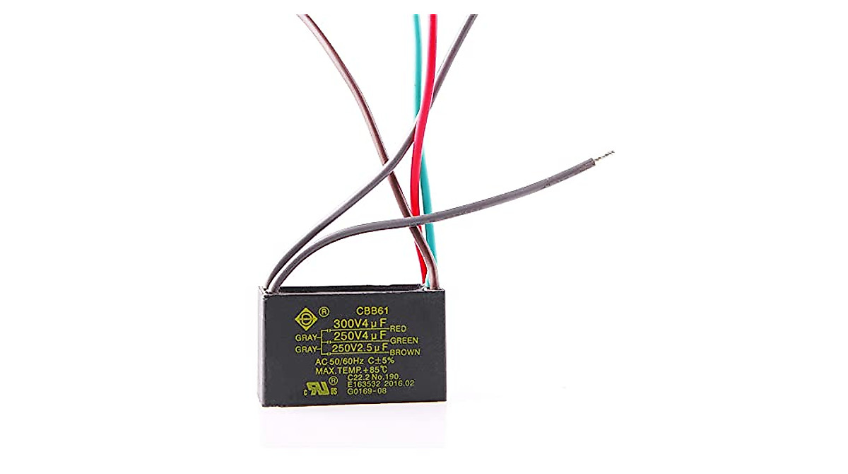 CNCYEAH Ceiling Fan Capacitor 4uf+4uf+2.5uf 250V | Reliable Replacement ...