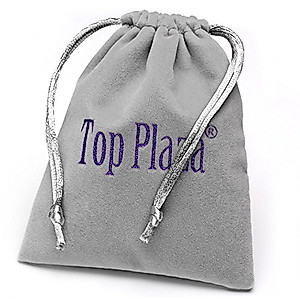 Top Plaza Womens Silver Tone Rhinestone Best Friends Forever BFF Necklace Engraved Pizza Pendant Necklaces 21 Inches - Set of 6