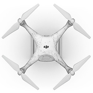 Design Skinz Design Skinz Cracked Marble Surface Full-Body Wrap Decal Skin-Kit Compatible with The Drone DJI Inspire 2