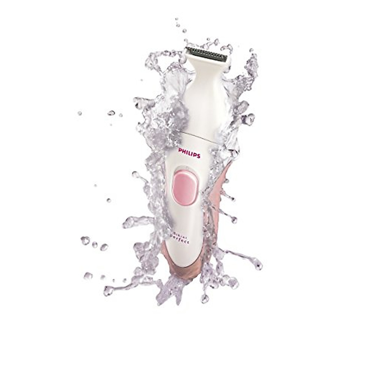 PHILIPS BikiniPerfect Advanced Women's Trimmer Kit for Bikini Line, Rechargeable Wet & Dry use, 3 attachments HP6376/61