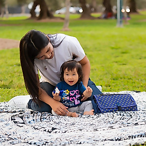 Portable Diaper Changing Pad with Head Pillow - Foldable Travel Diaper Station - Replaces Heavy Diaper Bag