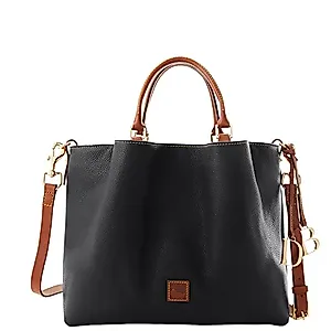 Dooney & Bourke Crossbody Satchel Bags for Women, Large Barlow Leather Handbags with Removable Shoulder Strap