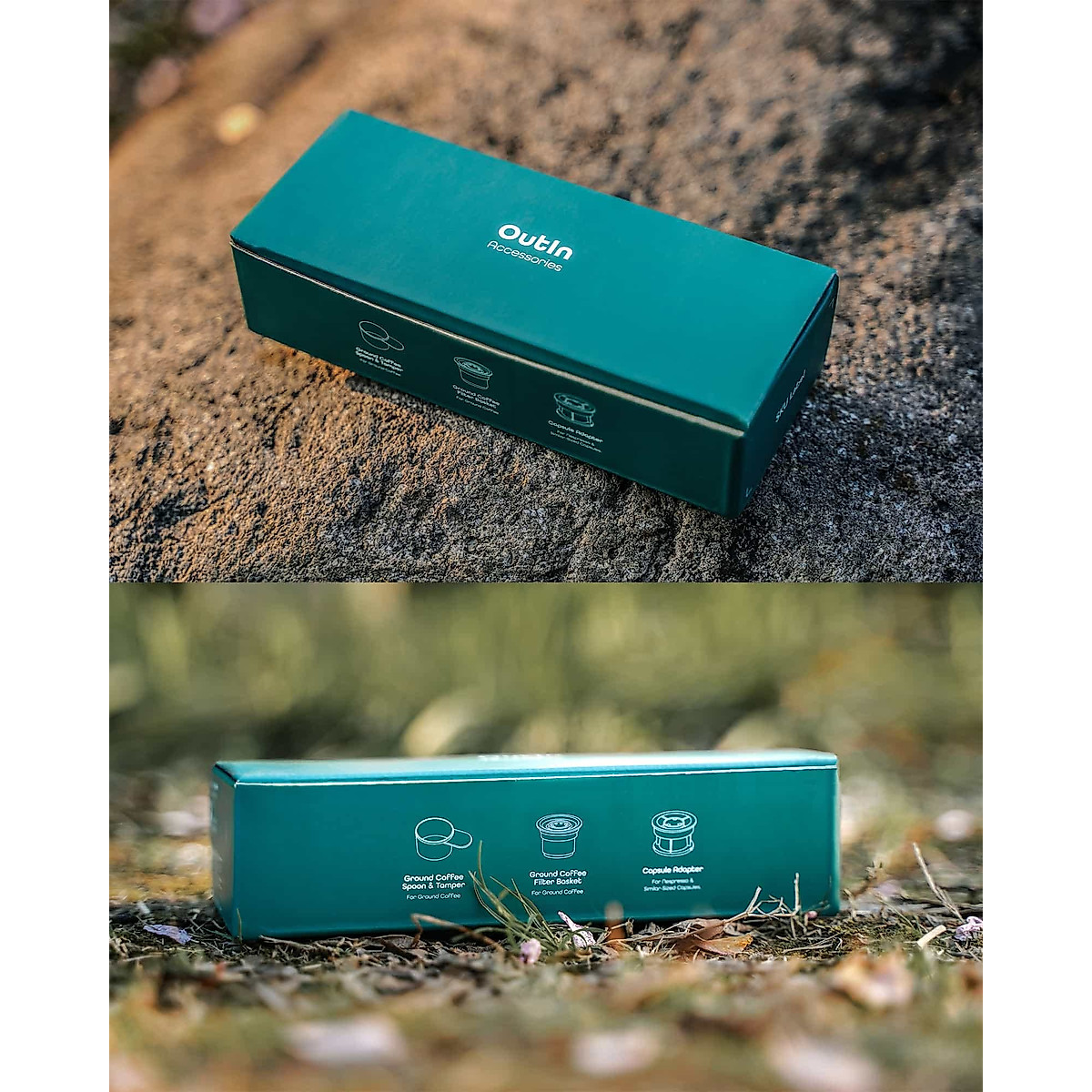 Outin Nano Portable Electric Coffee Espresso Machine Accessories Kit