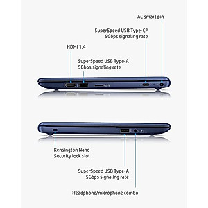 HP Stream 11" Laptop, Intel Celeron N4020, Intel UHD Graphics 600, 4 GB RAM, 64 GB SSD, Windows 11 Home in S mode (11-ak0030nr, Royal blue)