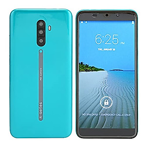 Rino 3 Pro 5.72in Smartphone 4GB RAM32GB ROM for 11, Front 2MP Rear 5MP Cell Phone Support 2.4G 5G Dual WiFi 4800mAh Battery 100‑240V (Green)