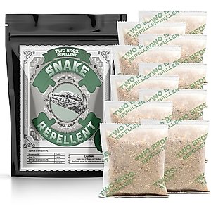 Two Bros. Repellent Snake Repellent for Yard Powerful, Snake Deterrent Outdoor,Snake Away Repellent for Outdoors,Snake Repellent Pet Safe, Backyard Snake Repellent Outdoor,Snake Repellent Indoor -10P