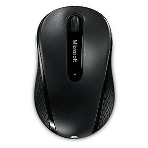 Microsoft Wireless Mobile Mouse 4000 - Graphite. Comfortable Ergonomic design, Wireless, USB 2.0 with Nano transceiver for PC/Laptop/Desktop, works with Mac/Windows Computers