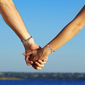 LOYALLOOK 12pcs Braided Kabbalah Bracelets Red Black String Handmade Good Luck Friendship Bracelet Rotating Evil Eye Hamsa Hand Protection Bracelets for Women Men