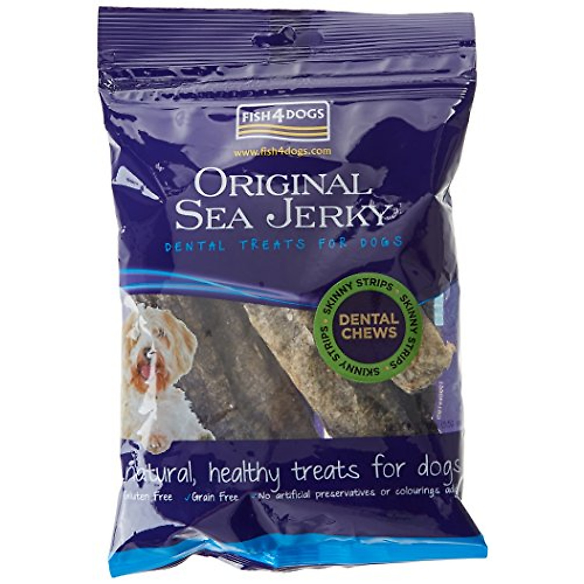 Fish4Dogs Sea Jerky Skinny Strips 100 g (Pack of 3)