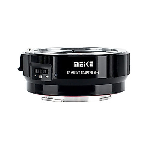 Meike MK-EFTE-B Auto-Focus Mount Adapter for Canon EF/EF-S Lenses to Sony E Mount Cameras A7SII A7 A6000 A6500 A7SIII A9, etc