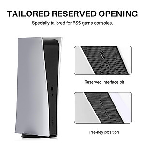 Ps5 Cover Dust Cover for Play/-Station 5 Console Dust Protector Net for pS5 Console Ps5 Mesh Protector Filters for PS5 Digital Edition & Disc Edition