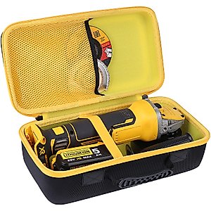 khanka Hard Tools Case Replacement for DEWALT 20V MAX Angle Grinder Tool (DCG413B), Case Only