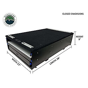 Overland Vehicle Systems OVS Camp Cargo Box Kitchen with Slide Out Sink, Cooking Shelf and Work Station