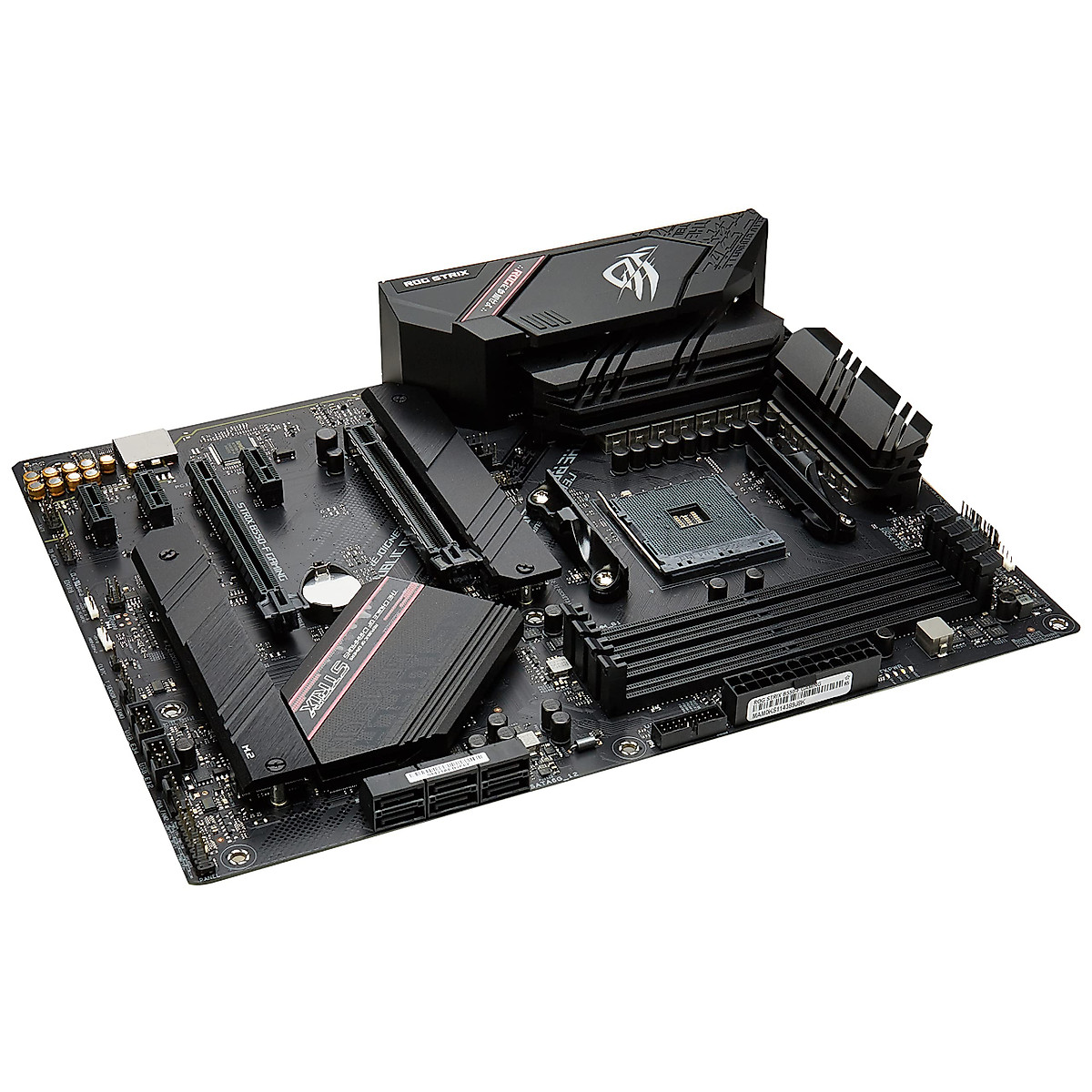 ASUS ROG Strix B550-F Gaming Motherboard Gaming ATX, AMD B550, Socket AM4, DDR4, PCI 4.0, Intel 2.5GB LAN, 2xM.2, ASUS Optimem II, USB 3.2 Gen 2, Aura Sync RGB, Black