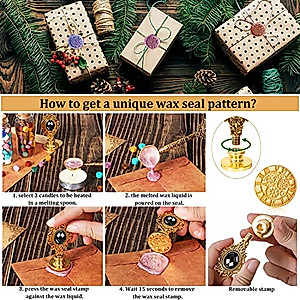 Quill Pen and Ink Set,Calligraphy Pen Set and Wax Seal Kit,3 Dip Pens with 6 Bottles of Colored Ink,17 Calligraphy Nibs in a Storage Box,Fun Feather Pen Calligraphy Gift (Black)