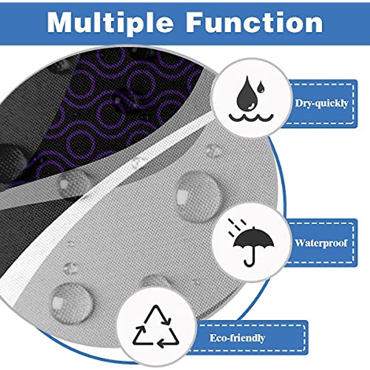 AAtter Purple Shower Curtain Black Grey Gray White Modern Dark Accent Lavender Lilac Boho Abstract Weave Textured Neutral Plum Geometric Stripe Home Bathroom Decor Bathtub Set, 60x72, Contemporary