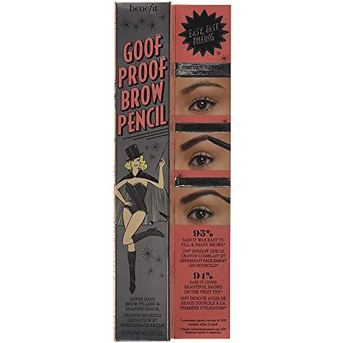 Benefit Goof Proof Brow Pencil - # 5 (Deep) 0.34g/0.01oz