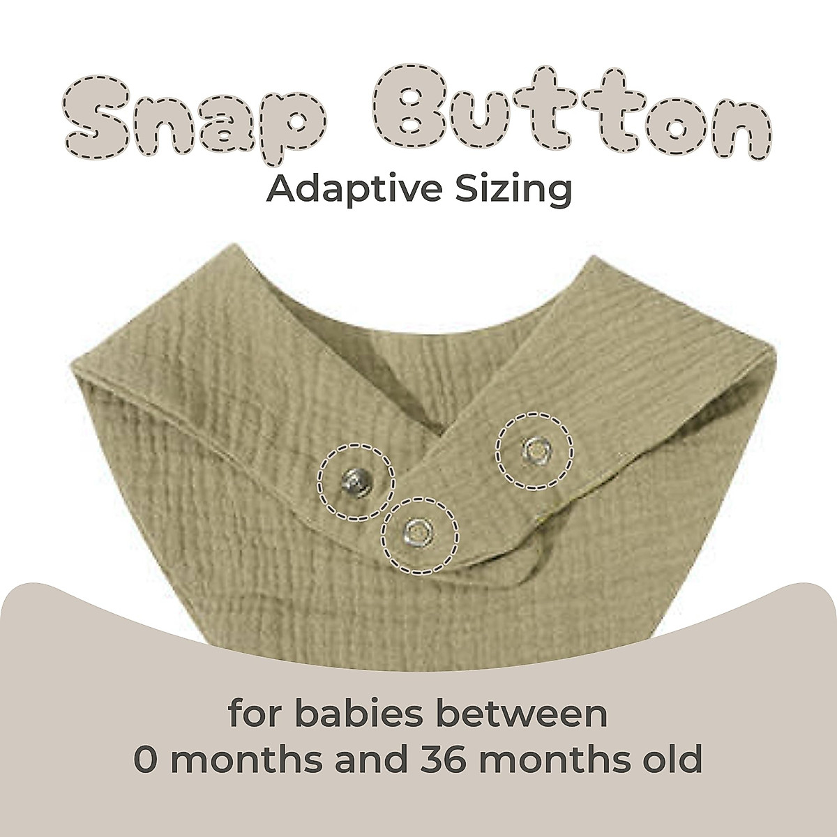 Mother's Heart Bandana Drool Bibs - Natural Cotton Muslin Baby Bibs - Set of 5 for Boys