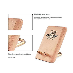 You are My Sunshine Wooden Mobile Phone Holder, Convenient Charging Cell Phone Stand, Beech Portable Desktop Smartphone Stand. Wooden Ipad Stand. Sister Gift, Birthday Gift, Couple Gift. (1PCS)