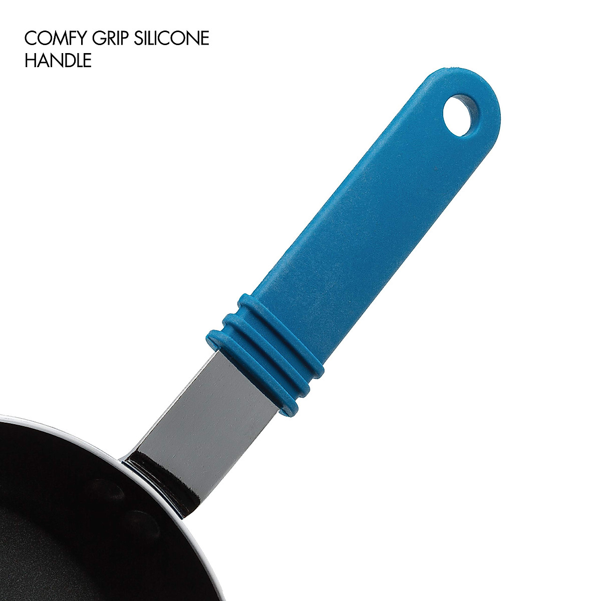 Ecolution Kitchen Extras 5-1/2-Inch Fry Pan, Mini, Blue