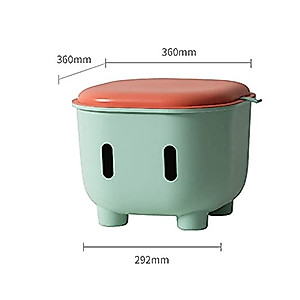 TJLSS Box for Toys Multifunctional Sofa Stool Wardrobe Finishing Bins Clothing Underwear Shirt Storage Boxes (Color : OneColor)