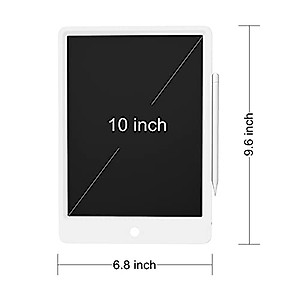 10 Inch LCD Writing Tablet for Kids, Reusable Doodle Board with Magnetic Stylus Pen, Electronic Erasable Drawing Tablet Drawing Pads for Kids & Adults, Educational Birthday Gift for Boys and Girls