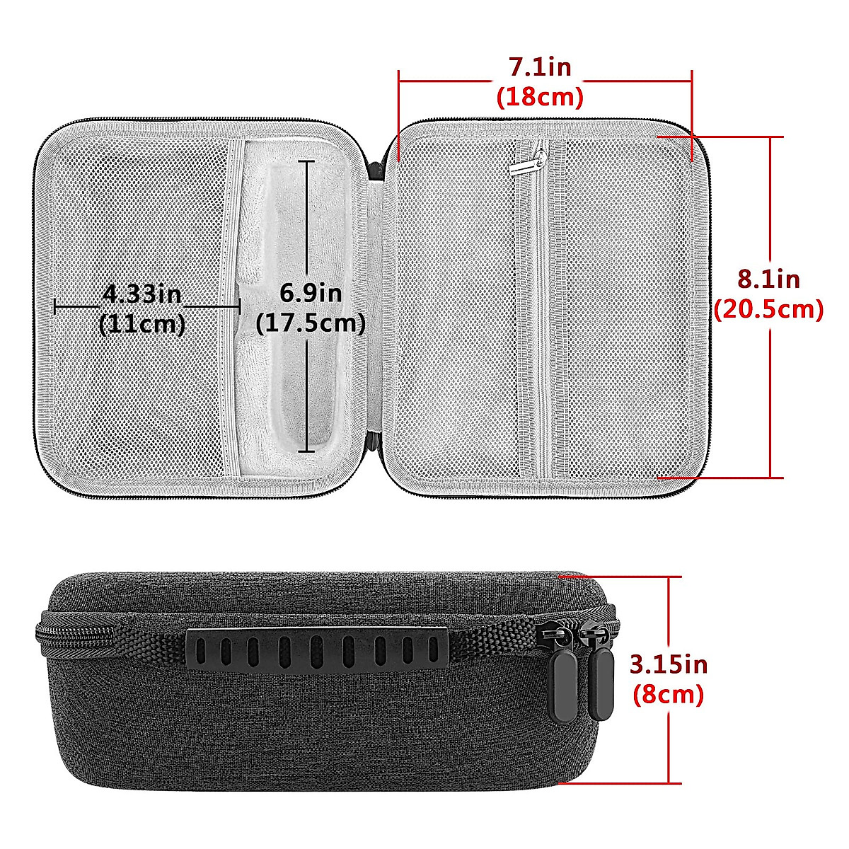 Hair Trimmers Case - Hair Clippers 9649 Case fits Wahl Color Pro Cordless Hair Cutting Kit, Wahl Professional Clipper Travel Case Helper