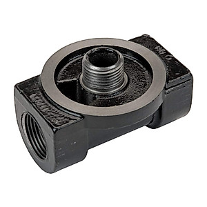 GPI Cast Iron Adapter, 1 inch NPT, For 18 GPM (67 L/min), 1-12 UNF (GPI Genuine Accessory 906004-88)