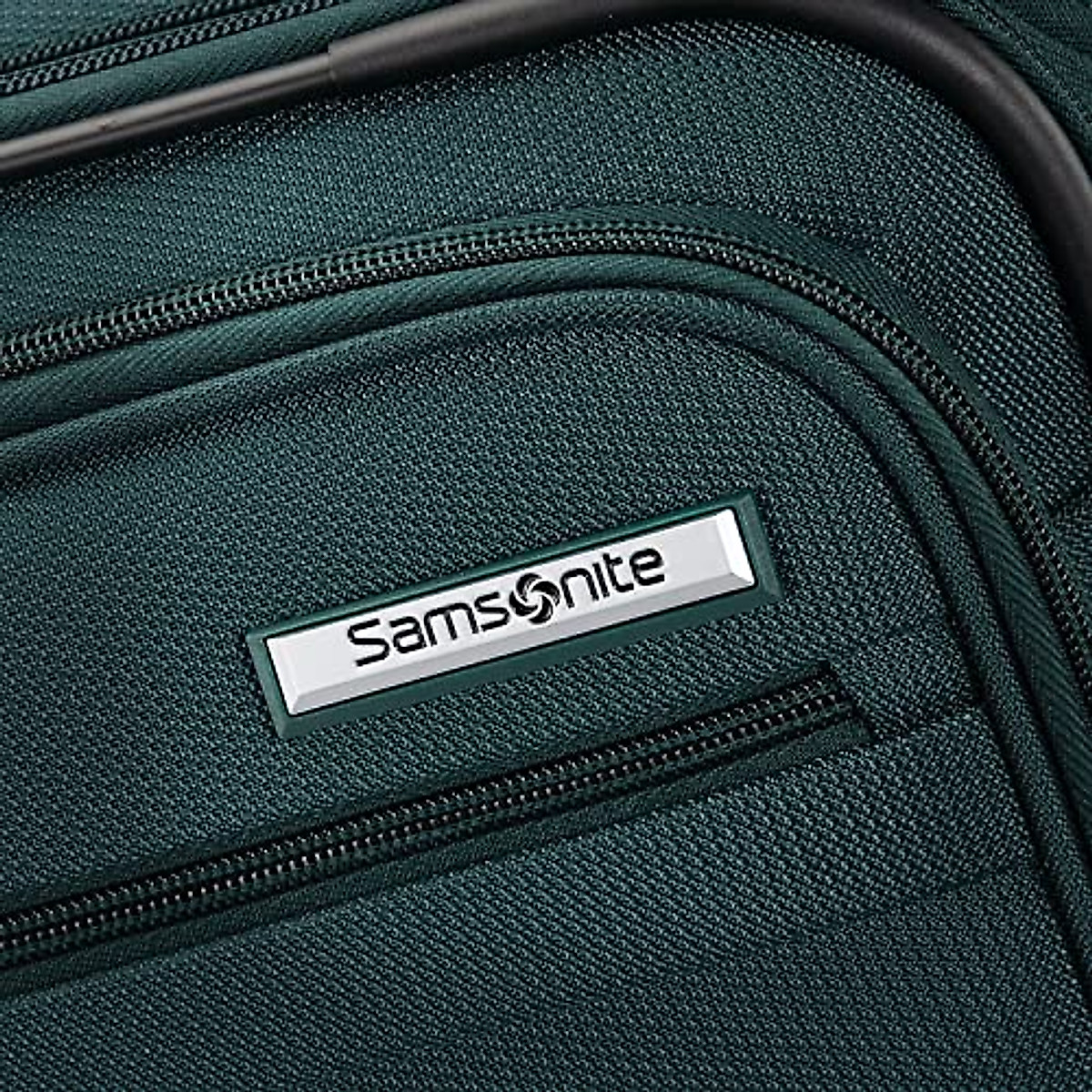Samsonite Aspire DLX Softside Expandable Luggage with Spinners, Emerald, 2PC SET (Carry-on/Medium)