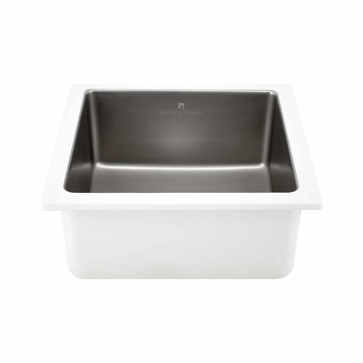 Native Trails Precious Metals Kitchen Sink With Gunmetal Finish PMB1515-M