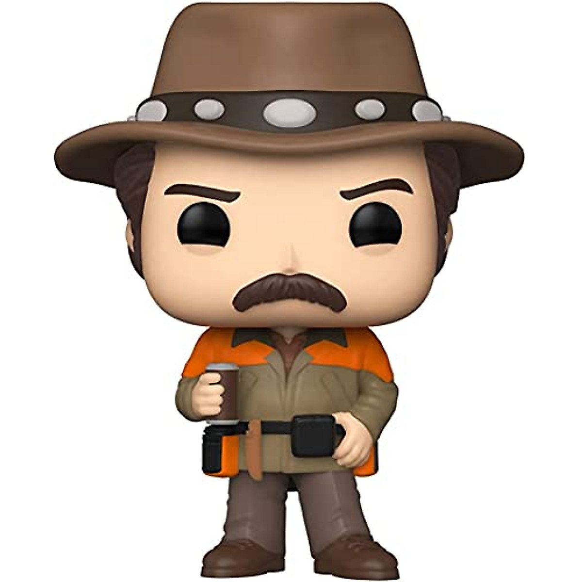 POP Parks and Rec - Hunter Ron Swanson Funko Vinyl Figure (Bundled with Compatible Box Protector Case)