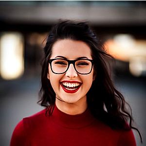 Art+Social 10 Black Nerd Glasses - Clear Lenses