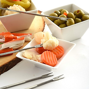 Norpro Stainless Steel Seafood Forks 6.75" | 4-Count per Pack | 1-Pack