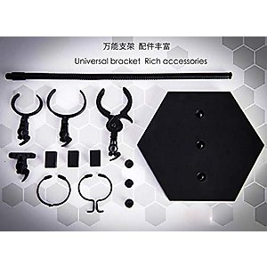 Lmzauet 1/6 Scale Figure Display Dynamic Stand Base can be Spliced Holder for 12" Dolls Action Figures