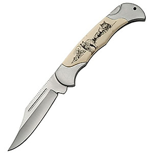 SZCO Supplies Wolf Lock Back Folding Knife