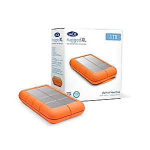Lacie Rugged XL 1 TB USB 2.0 Desktop External Hard Drive 301848U