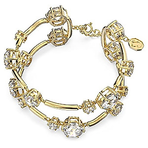 SWAROVSKI Constella bangle, White, Gold-tone Finish