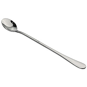 4 pcs 9 Inch Long Handle Iced Tea Spoon, Coffee Spoon, Ice Cream Spoon, Stainless Steel Cocktail Stirring Spoons for Mixing, Cocktail Stirring, Tea, Coffee, Milkshake, Cold Drink