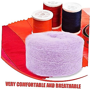 TEHAUX Yarn Knitting for Scarf Knitting Thread Crochet Thread DIY Crochet Yarn Thick Yarn Knitting Supplies Yarn for Crafts Simple Yarn Soft Hair Row Crochet Supplies Ball of Yarn Wool