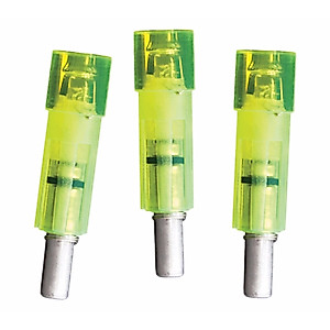 Lumenok Easton Carbon Flat Bolt End (3-Pack), Green