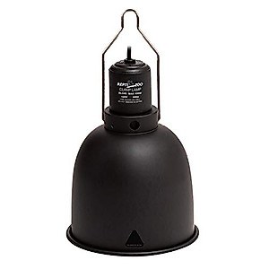 REPTI ZOO 5.5 Inch Deep Dome Lamp Cap Lamp Fixture,Optical Reflection Cover for Reptile Glass Terrariums