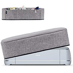 TRO&HOM Cover for Cricut Maker 3,Cricut Maker Dust Cover with Back Pockets for Tool Set Cricut Accessories, Pens,Compatible for Cicut Maker, Cicut Maker 3, Cicut Explorer 3 Dust Cover