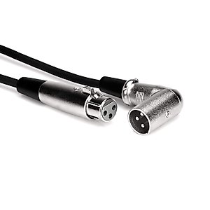 Hosa XRR-101.5 Cable XLR3F - XLR3M RA 1.5 Feet
