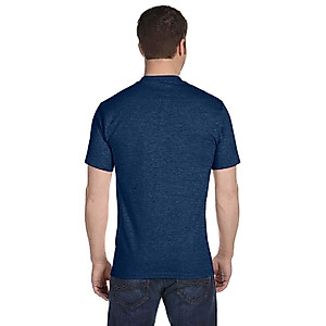 Hanes Beefy-T® Short Sleeve T-Shirt XL Heather Navy