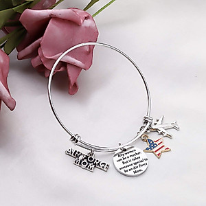 AKTAP Military Mom Bracelets Military Family Mother Gift It Takes Someone Special To Be A Soldier Mom Deployment Jewelry for Mom